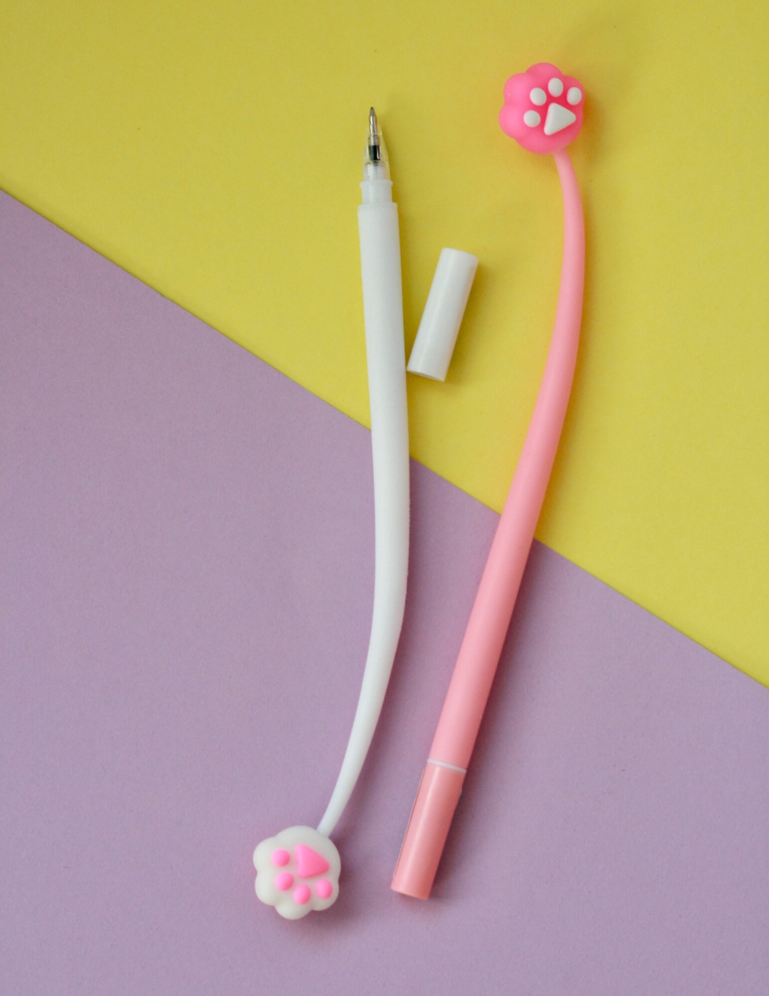 Набор силиконовых ручек "Лапки"