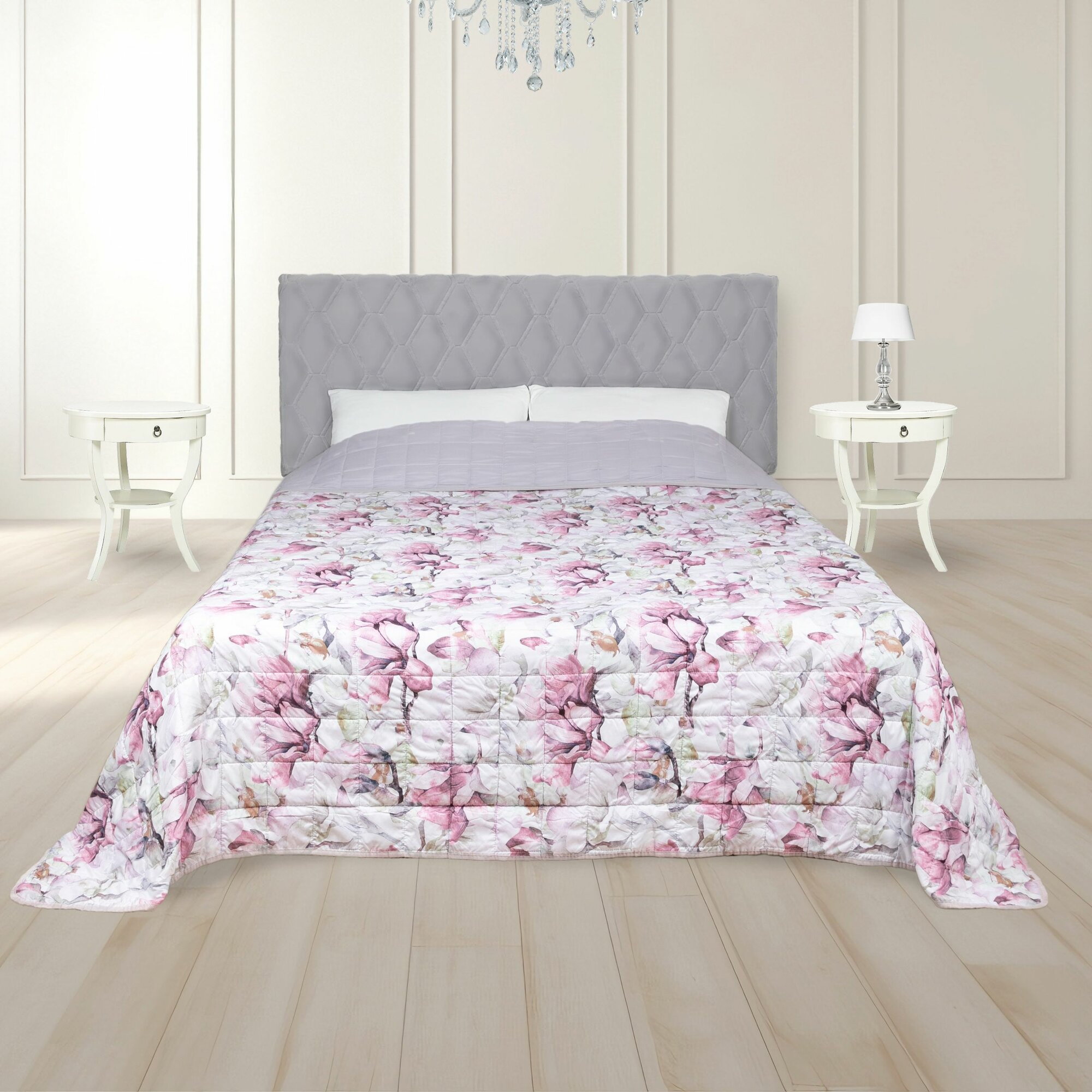 Одеяло - покрывало на кровать 260х260 см стеганное двуспальное, SERVALLI