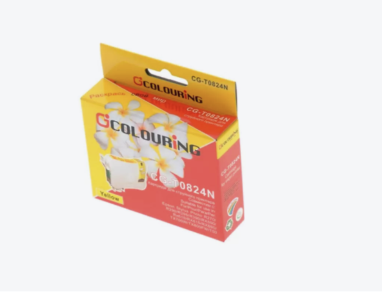 Картридж CG-T0824 для принтеров Epson STYLUS R270/T50 Yellow водн Colouring