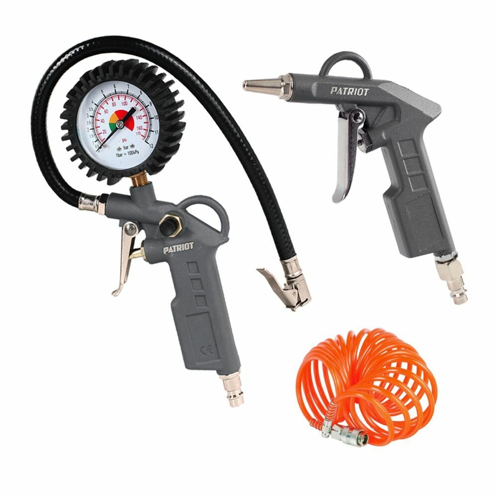 Набор пневмоинструмента 3 предмета Patriot KIT 3C 830901065
