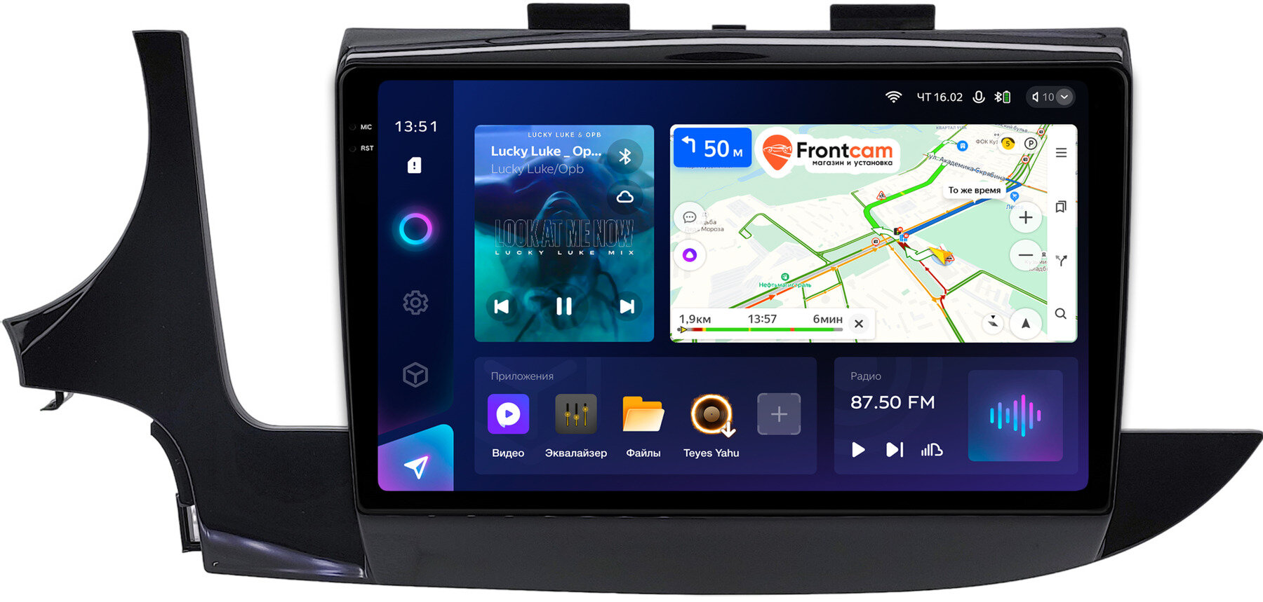 Штатная магнитола Opel Mokka 2016-2019 (глянцевая) Teyes CC3 2K 4/64 9.5" RM-9-0203 Android 10 (4G-SIM, DSP, QLed)