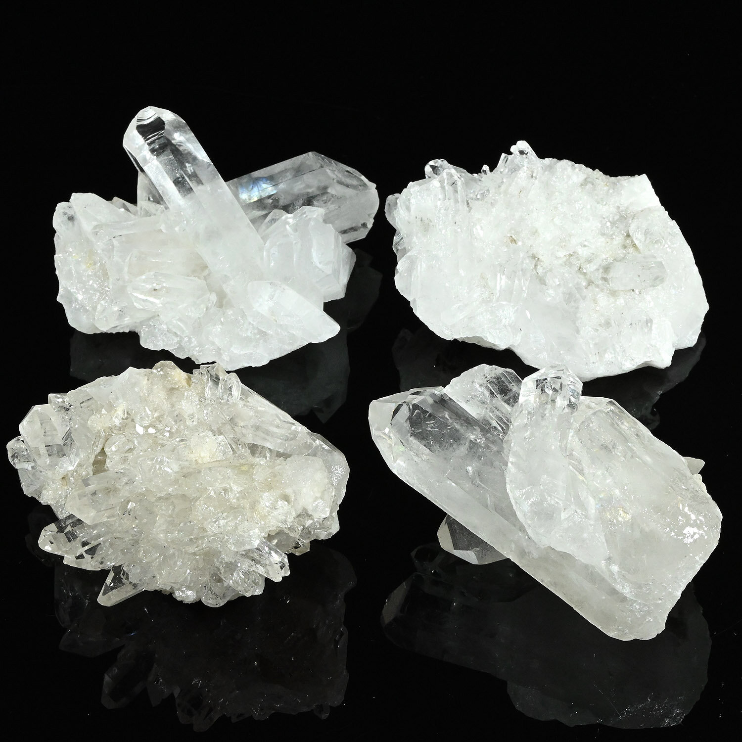 Кристаллы горного хрусталя 78*48*42мм, 160-179г .