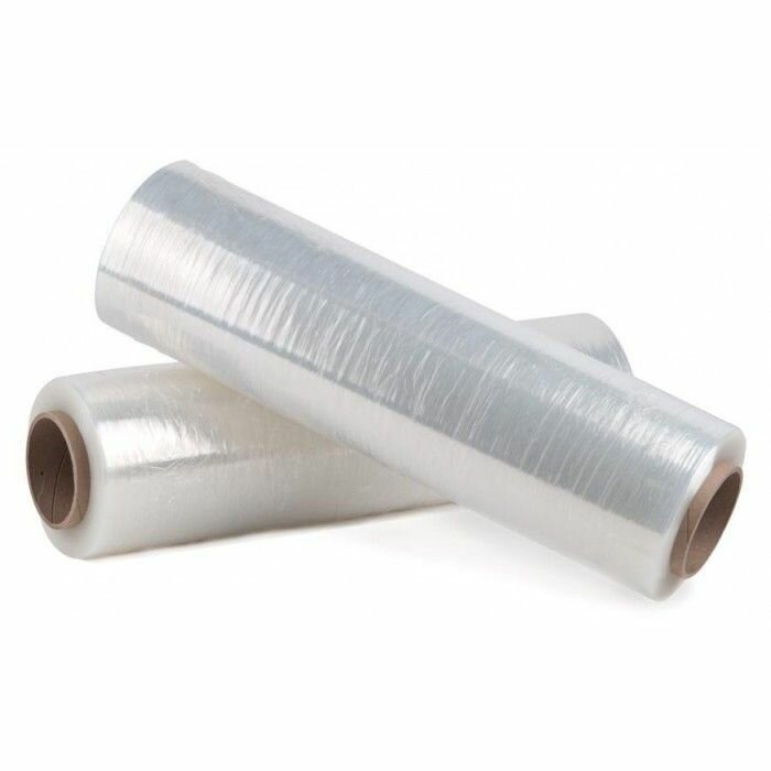 Стрейч плёнка 500мм 17мкм 2 кг прозрачная (Набор 2 рулона)