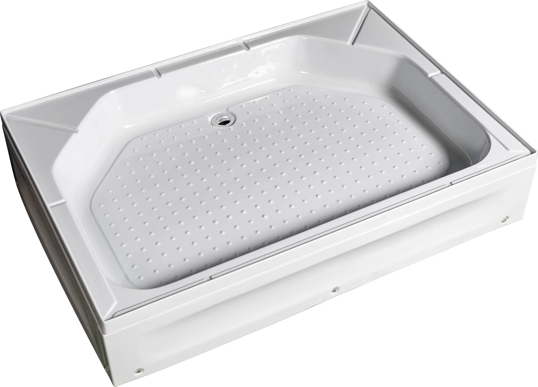 Душевая кабина River "Sena", 120x80x24 см, гидромассаж, тонированное стекло