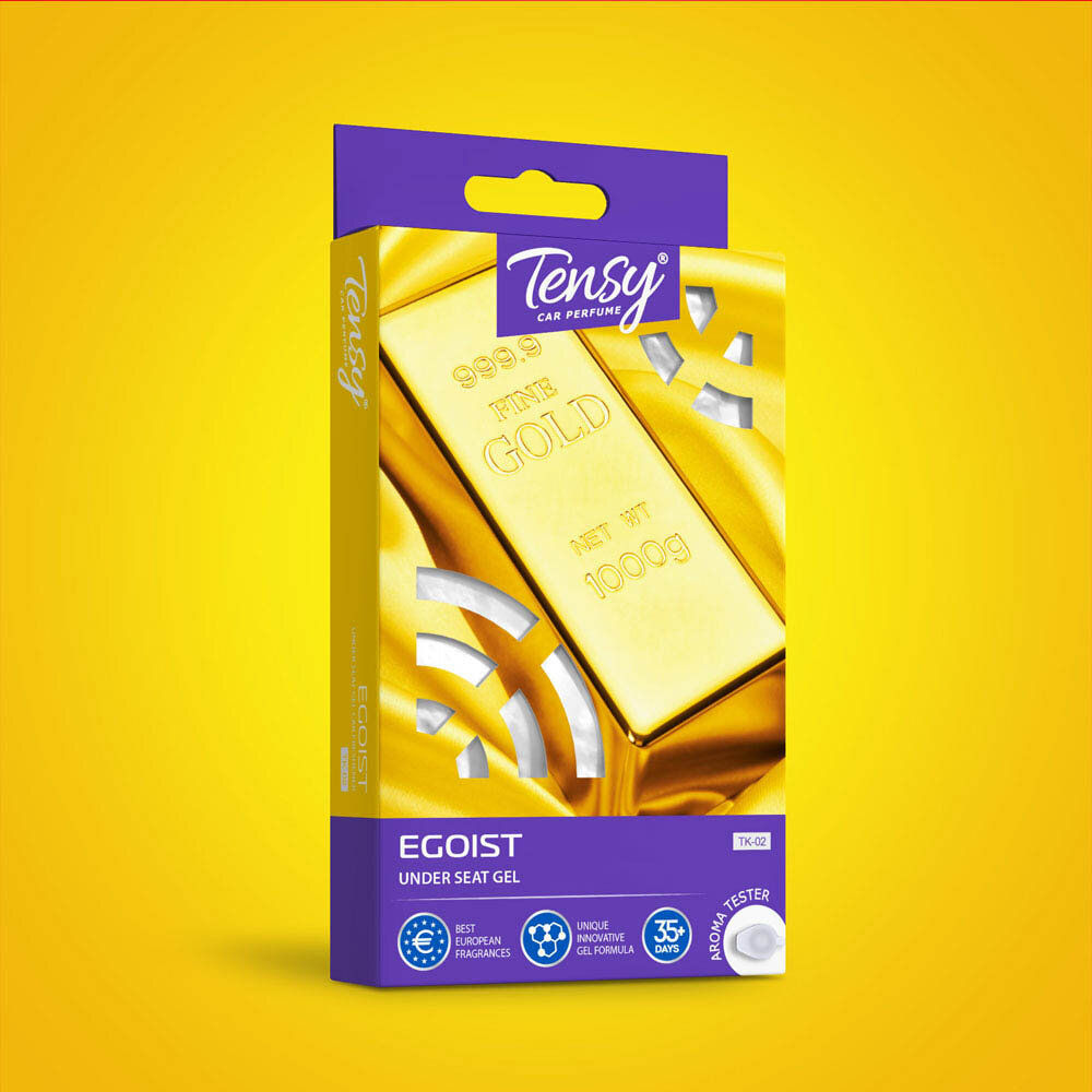 Ароматизатор под сиденье гелевый Эгоист (Tensy) с пробником