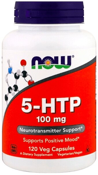 NOW Foods 5-HTP 100 мг 120 капсул