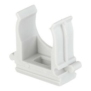 Крепеж-клипса для труб 20 мм Greenel (GE50141-P) серая (100 шт.)