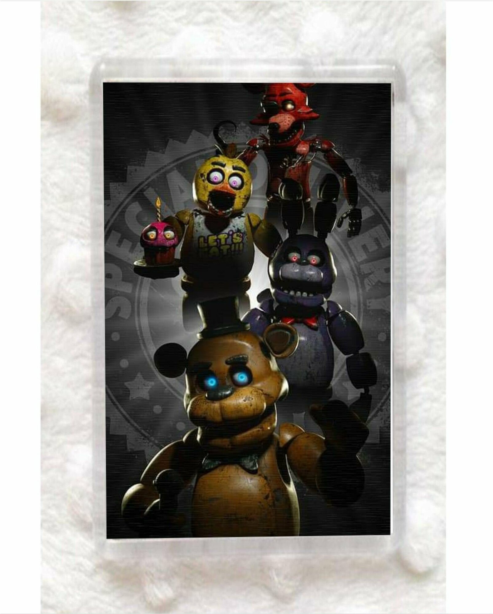 Магнит акриловый с принтом "5 ночей с Фредди"