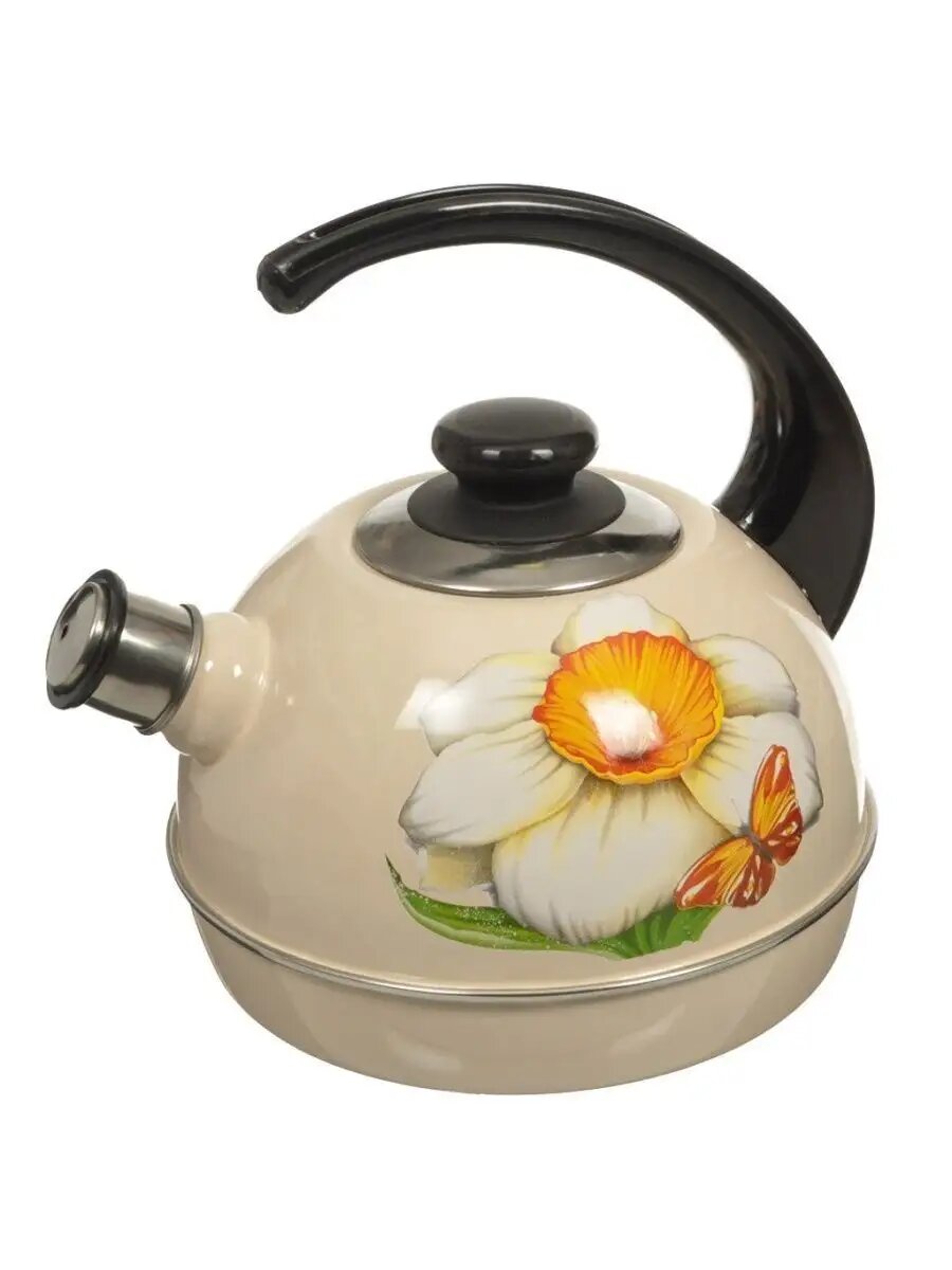 Чайник для плиты со свистком 2,5л