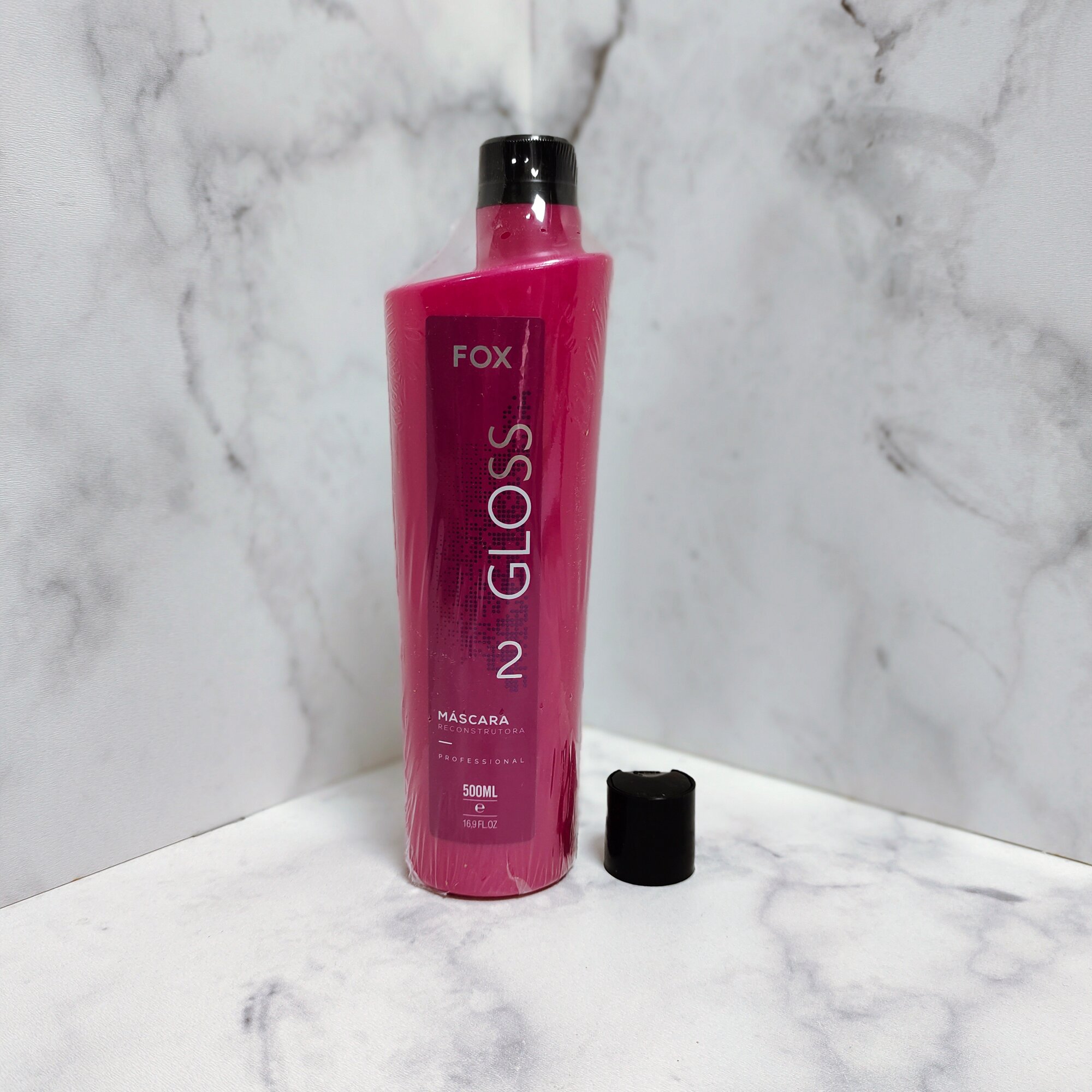 Fox Gloss кератин для волос , выпрямление и блеск волос 500 мл