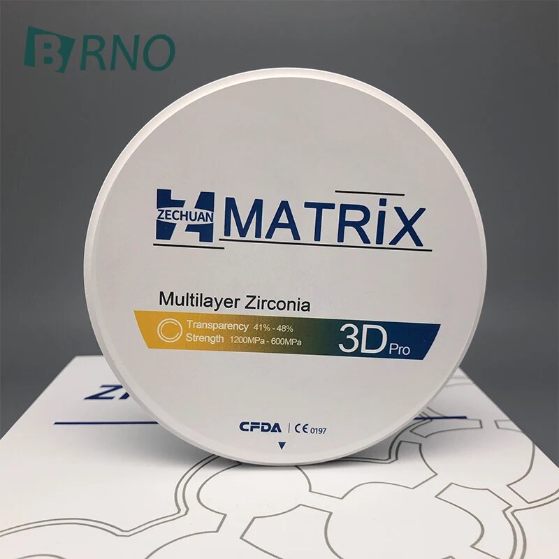 ZECHUAN MATRIX 3D Pro циркониевый блок для CAD CAM 98X14mm A3