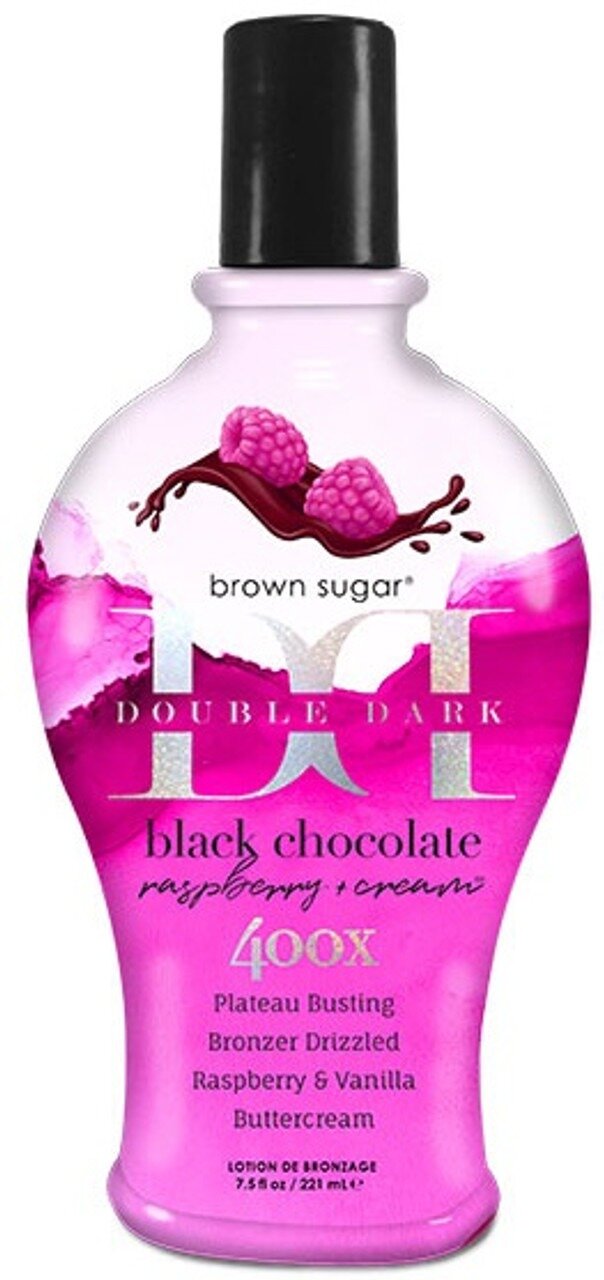 Brown Sugar, 400X Малиновое крем-суфле, пробивающее плато загара Double Dark Black Chocolate Raspberry Cream, 221 мл
