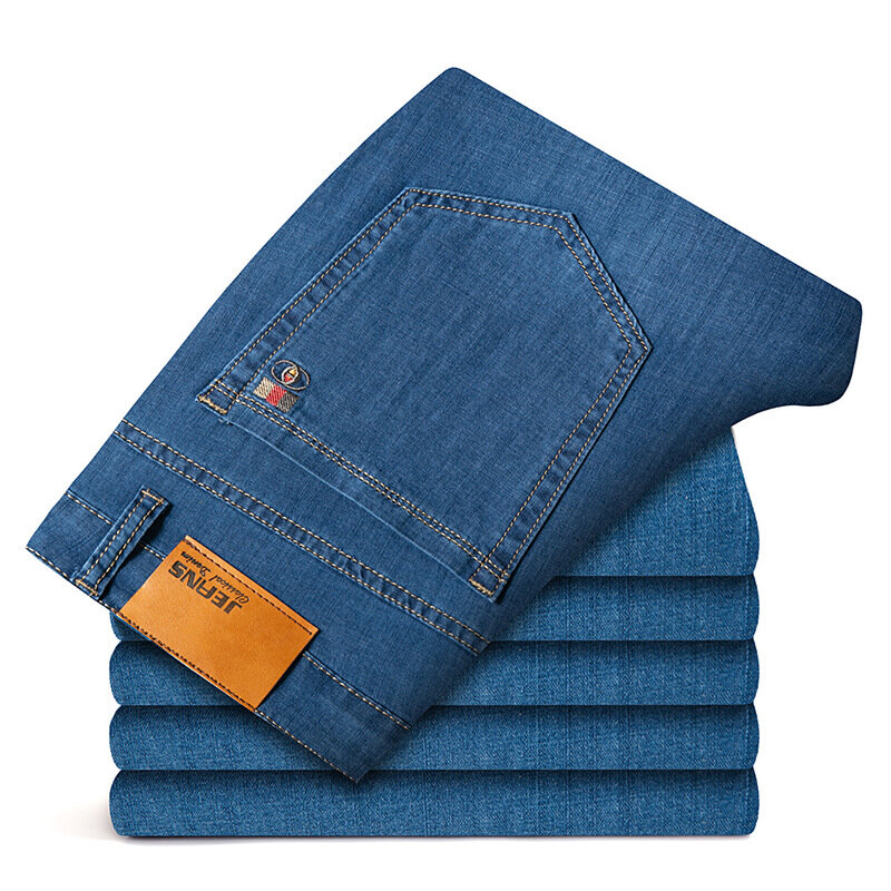 Мужские джинсы Чистый цвет / прямые B1, LI Mall талии_32