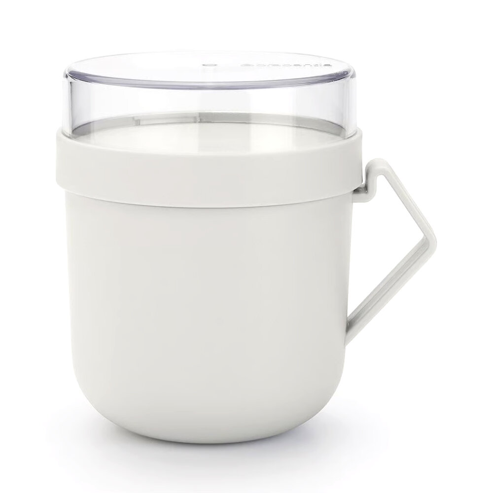 Кружка суповая Brabantia Make & Take, 600мл, белый 203848