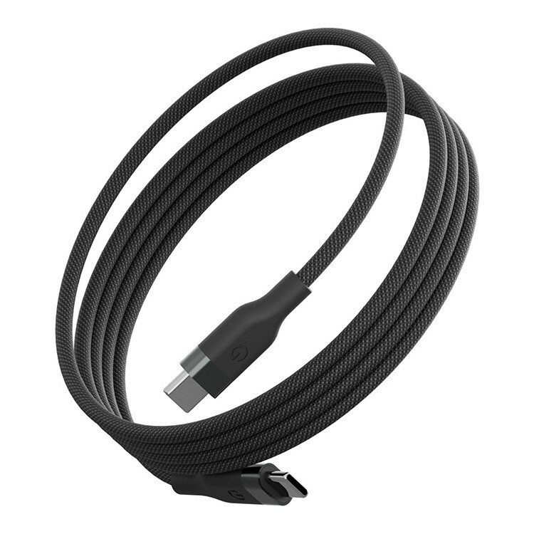Кабель USB-C to USB-C 100 Вт 480 Mbps Energea HELIX Magnetic (1.5 м), черный