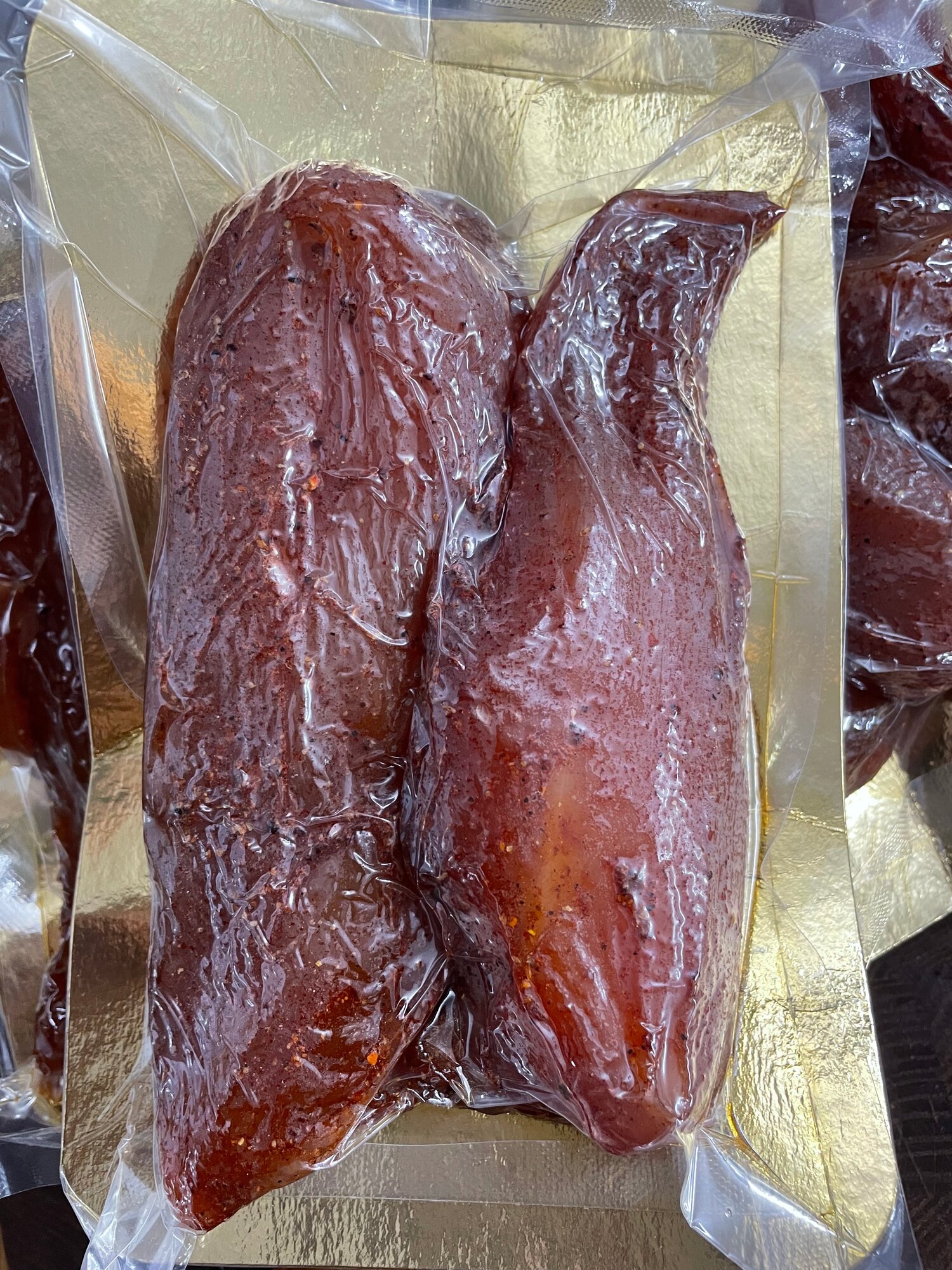 Карпаччо из курицы сыро вяленое "хамон" 1пачка- 300г.