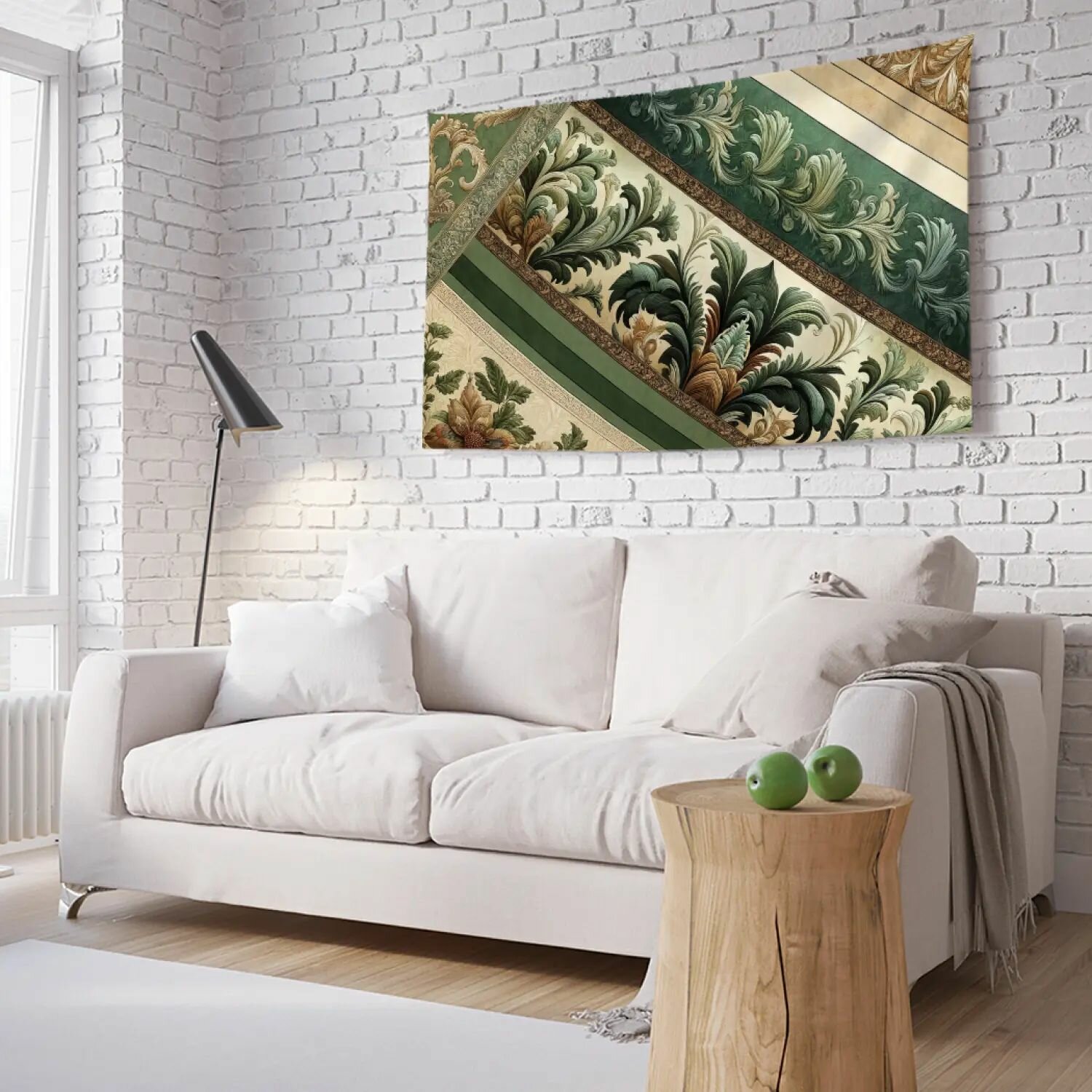 Фотопанно на стену горизонтальный постер 150х200 "Венецианские обои", JoyArty