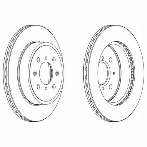 Диск тормозной Ferodo ddf1509c1