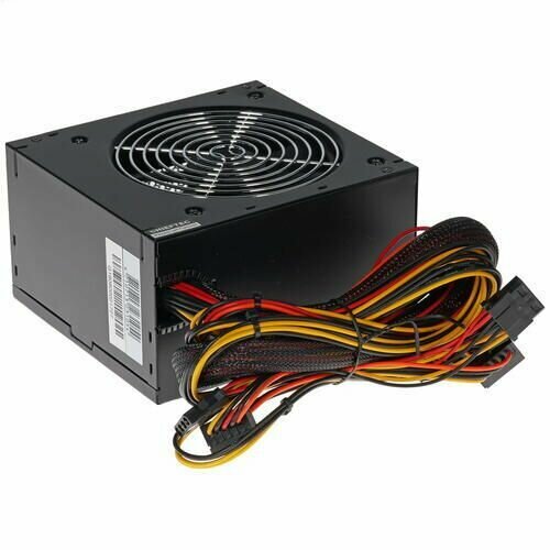 Блок питания Chieftec ELEMENT (OEM) 500W (ELP-500S-BULK) черный - 500 Вт, ATX 20+4 пин, 4 pin CPU, 3 SATA, 1 x 6+2 pin PCI-E