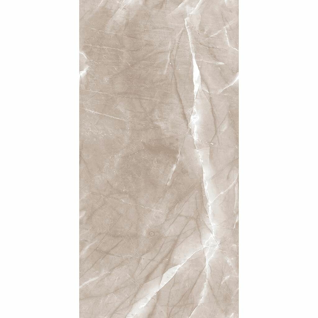 Керамогранит Gravita Armani Crema 60х120 см коричневый бежевый глянцевая ректификатная плитка для пола и стен