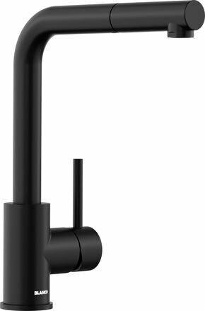Смеситель для кухни Blanco MILA-S черный матовый