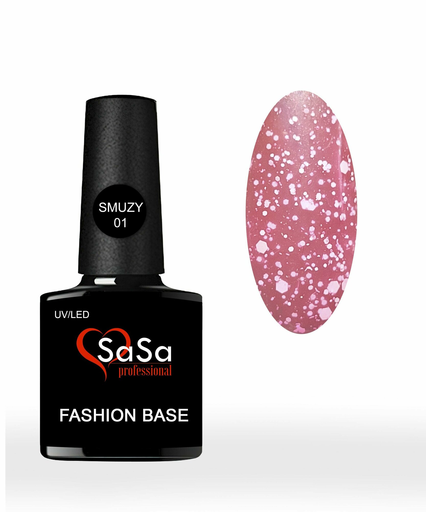SaSa Цветная база Fashion Base SMUZY 01, 8 ml