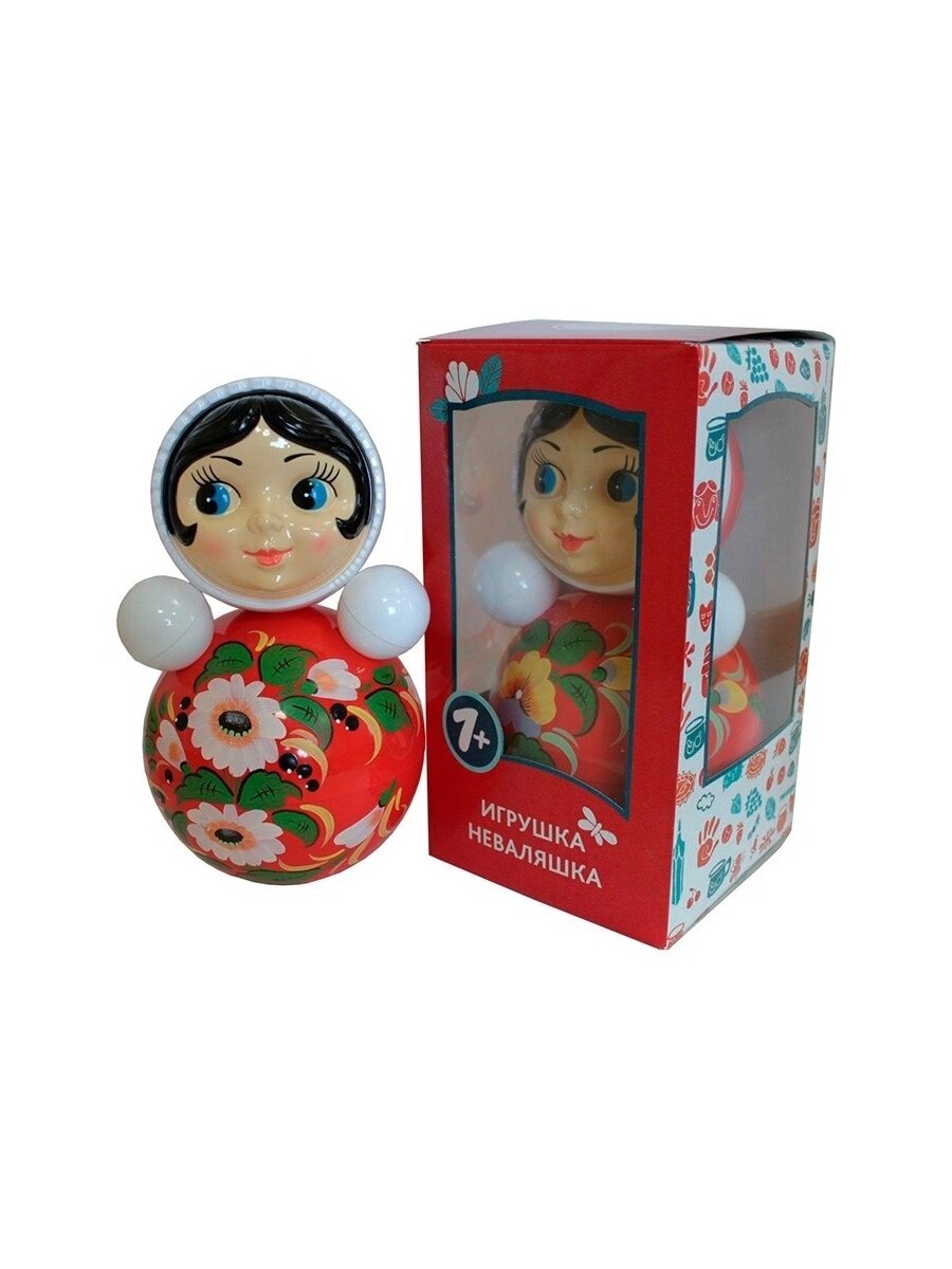 Неваляшка Котовские неваляшки Девочка расписная, 260 мм (6С-007р)