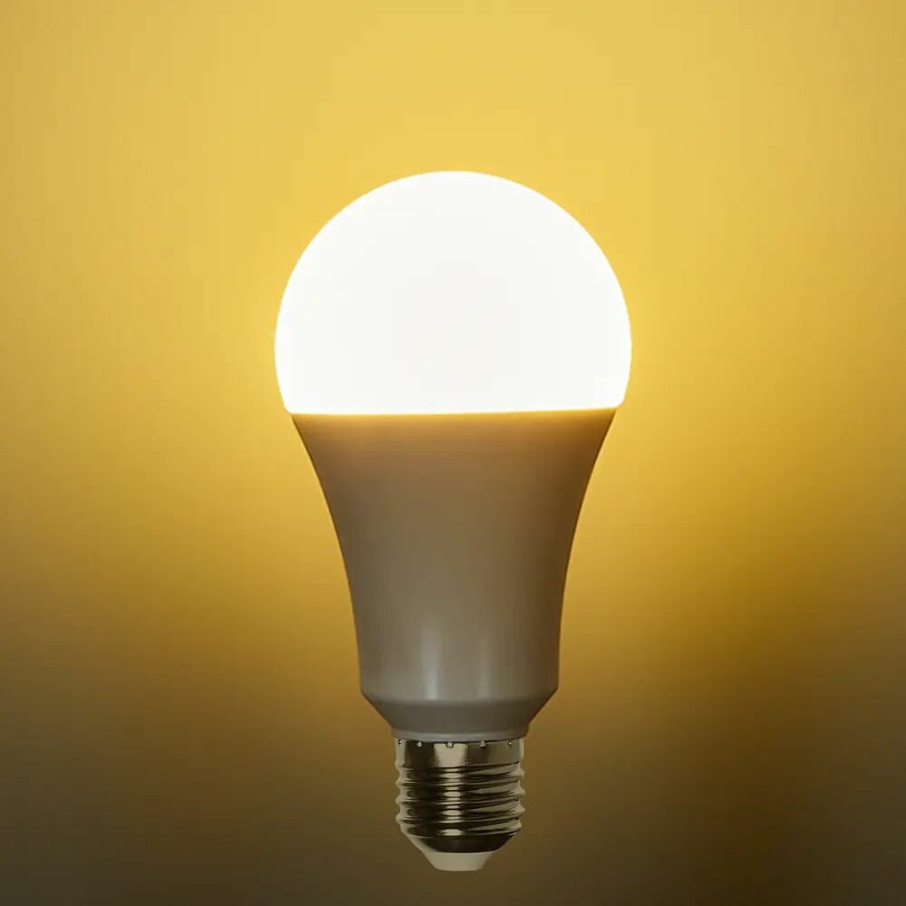 Лампочка светодиодная груша E27 2000 лм теплый белый свет 18 Вт