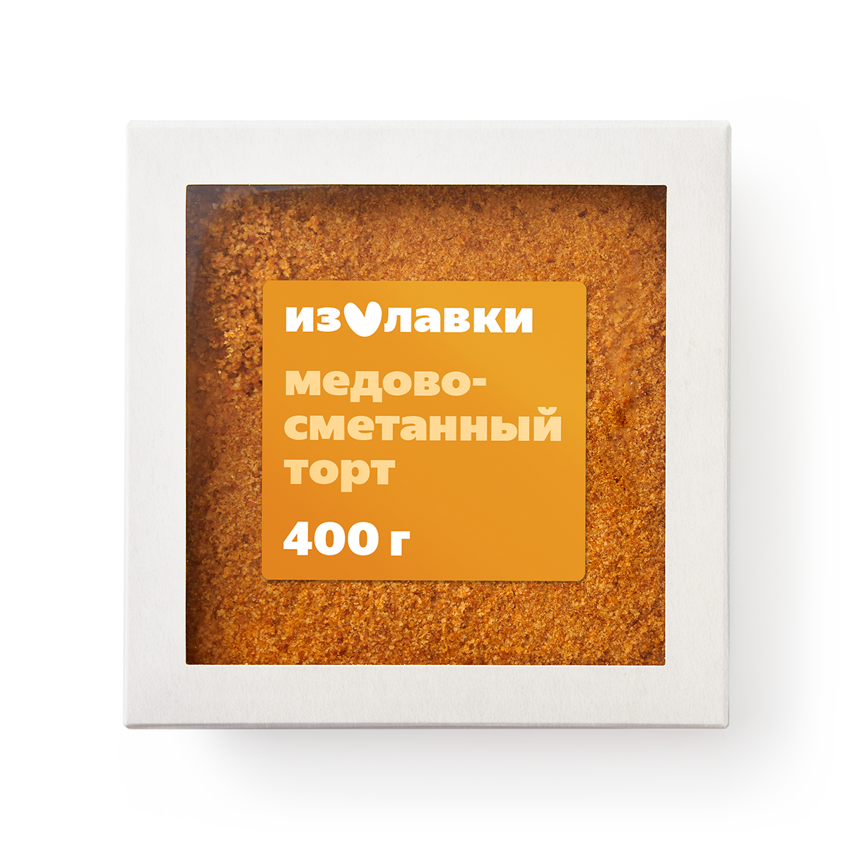 Торт медово-сметанный «Из Лавки» с варёным сгущённым молоком замороженный