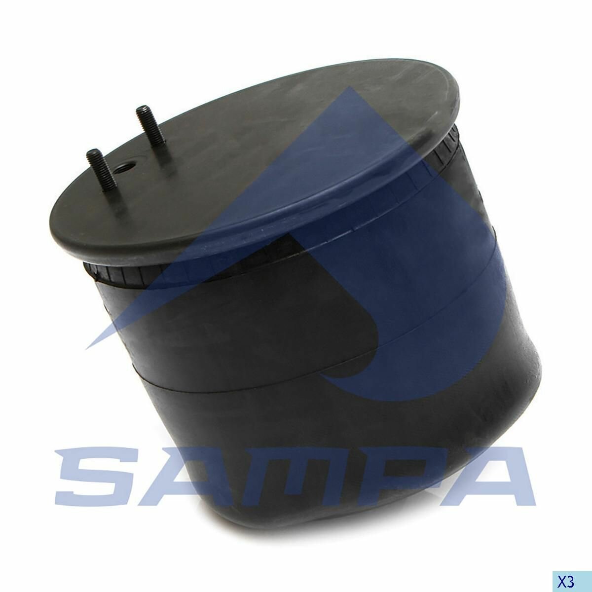 Пневморессора Volvo FH/FM задняя CHH-MED в сборе со стаканом SP 556771-K SAMPA