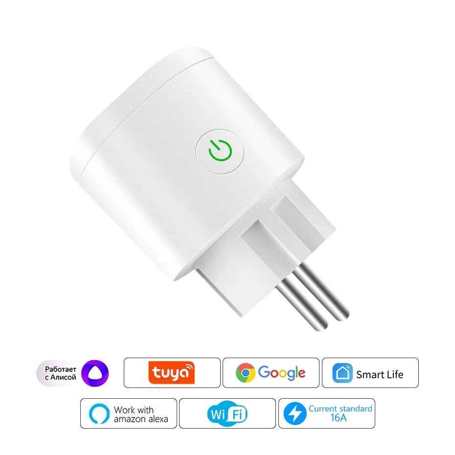 Умная розетка CBE Tuya Wi-Fi 16А 1 pcs