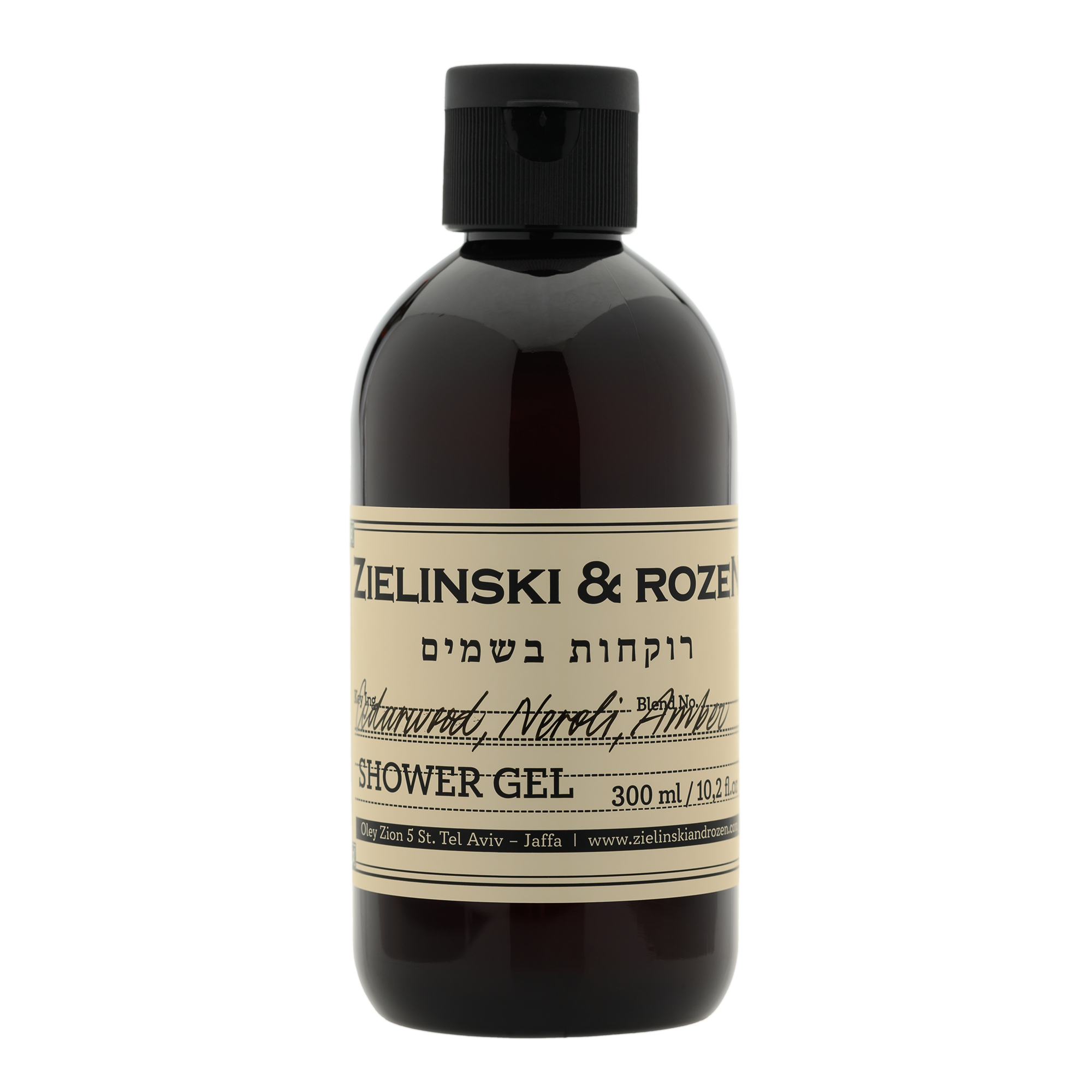 Zielinski & Rozen Гель для душа Кедр, Нероли, Амбра (300мл)