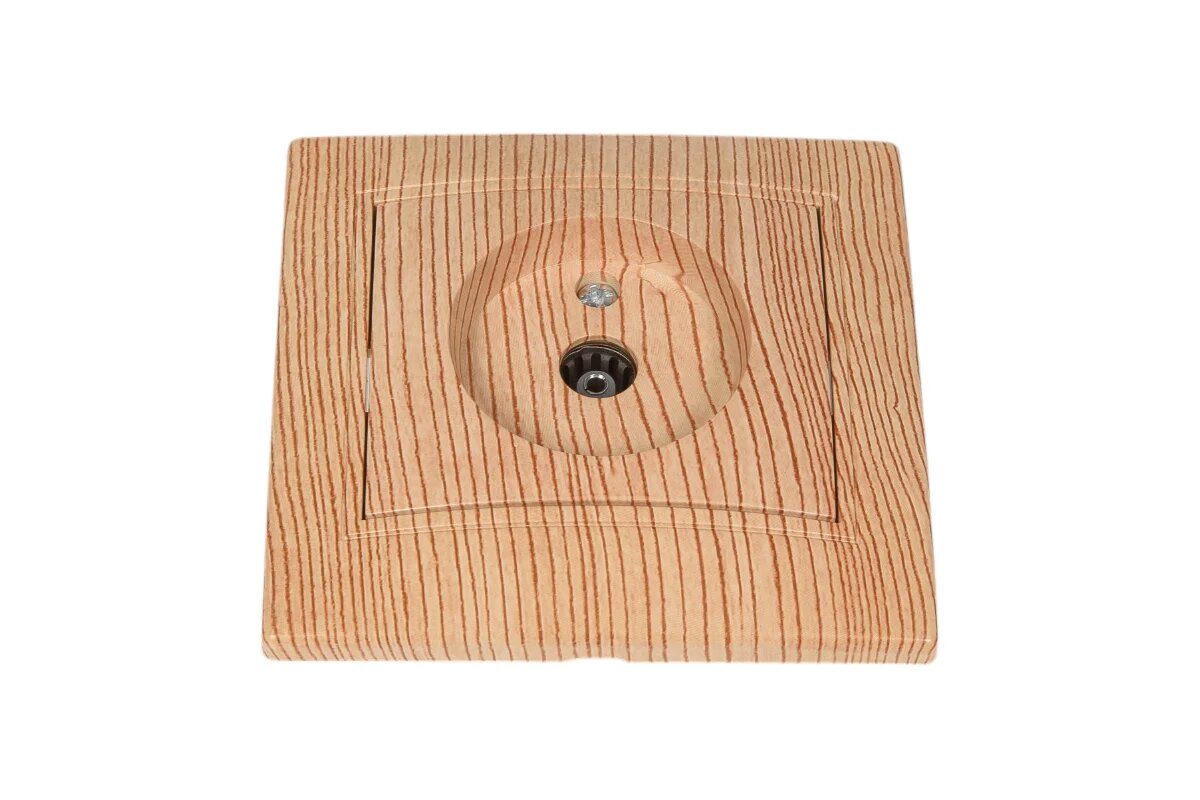 Plano Розетка ТВ Intro 1-301-11 одиночная IP20 СУ сосна Б0030081 для внутренних работ