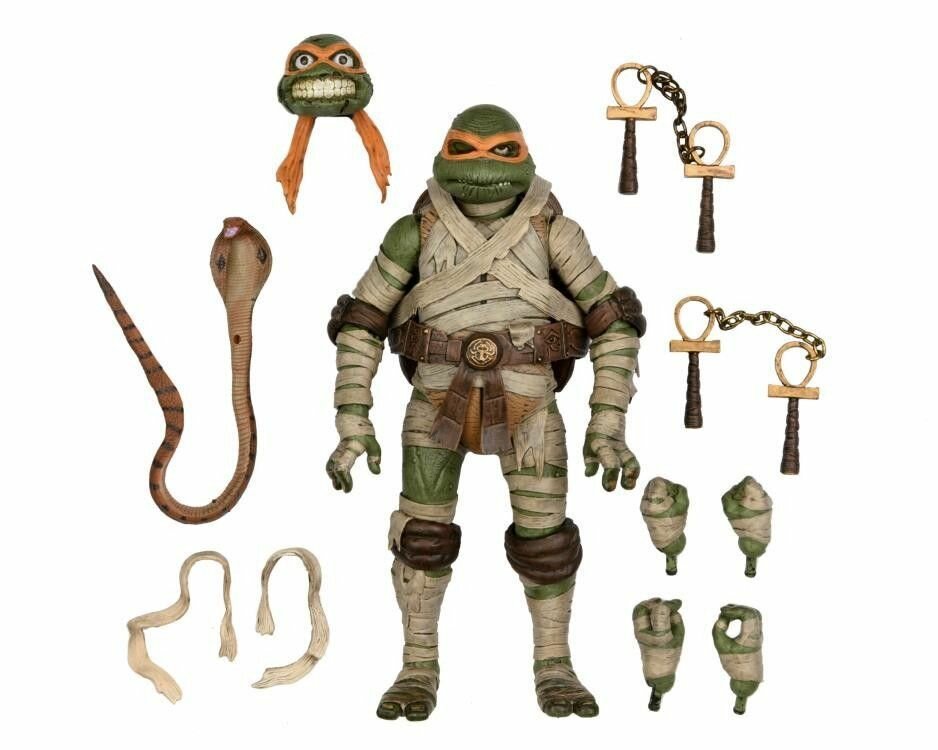 TMNT черепашки ниндзя фигурки "the Mummy Michelangelo" фигурка (16CM)