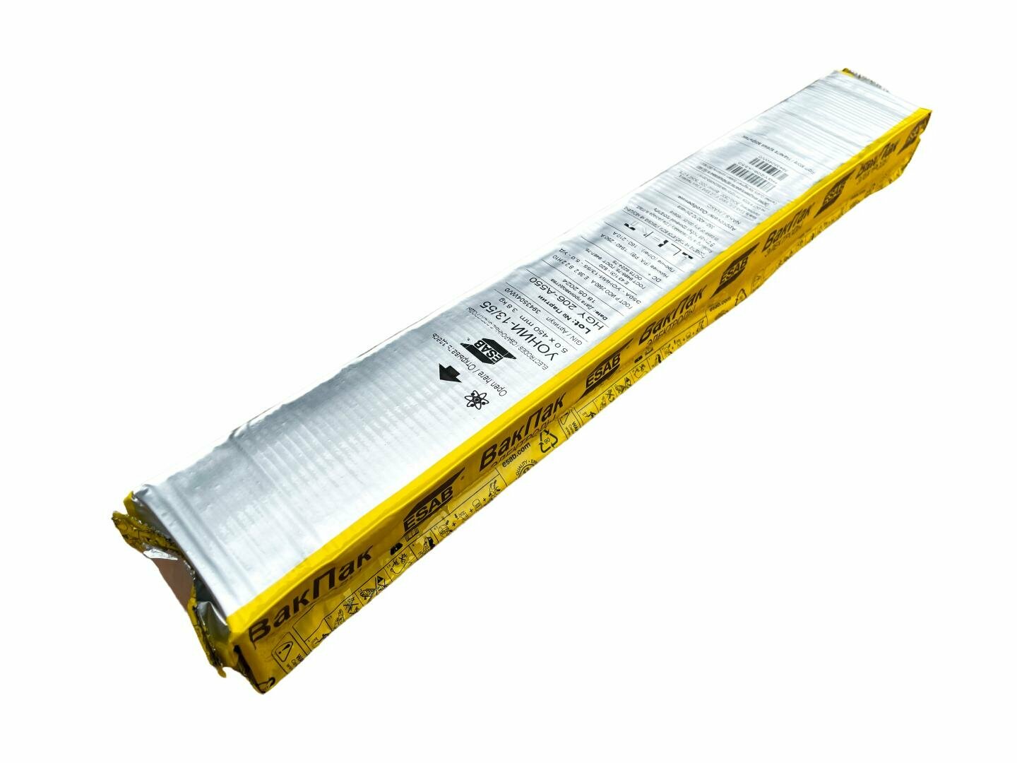 Электроды ESAB УОНИИ-13/55 ГАН ф 5,0 мм х 450 мм VacPac (3,8кг)
