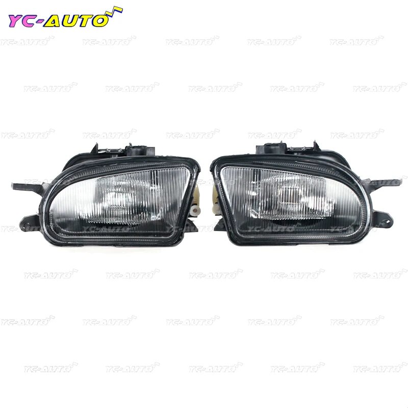 Автомобильные передние противотуманные фары для Mercedes Benz W210 E200 E220 E240 E280 E300 E320 E230 E250 E270 E290 E430 E420 A 1708200156 Left and Right, Black