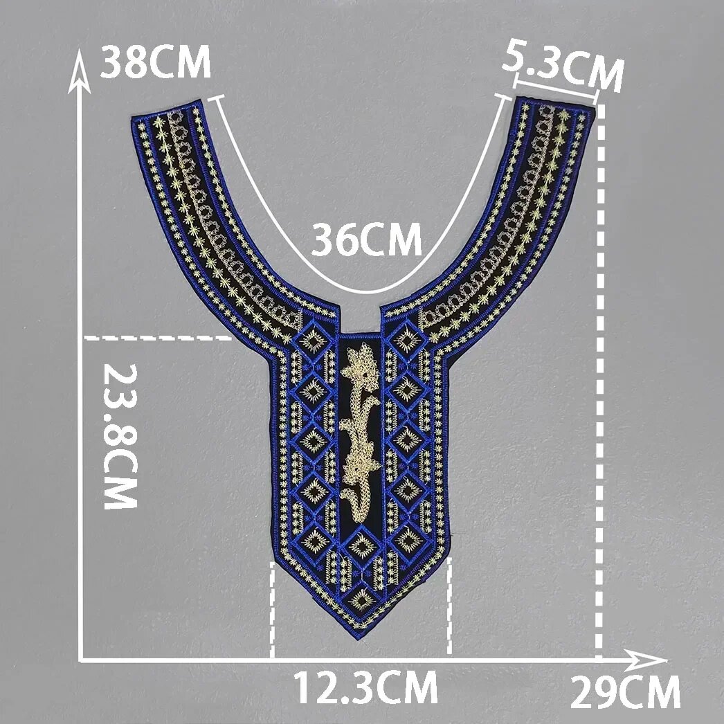 Этническая нашивка на воротник, style 2564, 1шт