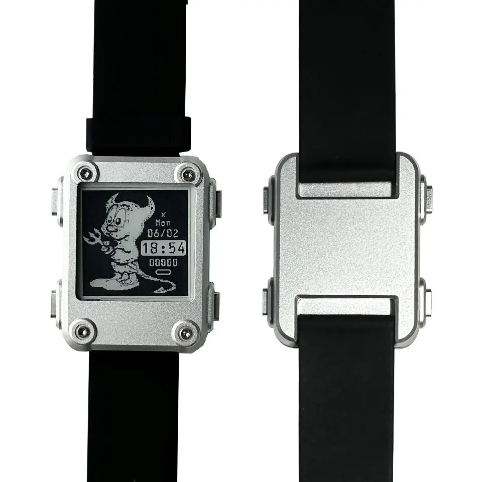 ESP32 p4 E-ink Дисплей Часы с открытым исходным кодом V2.0 ePaper Смарт-часы DIY Циферблат с Bluetooth и Wi-Fi Программируемый для разработок