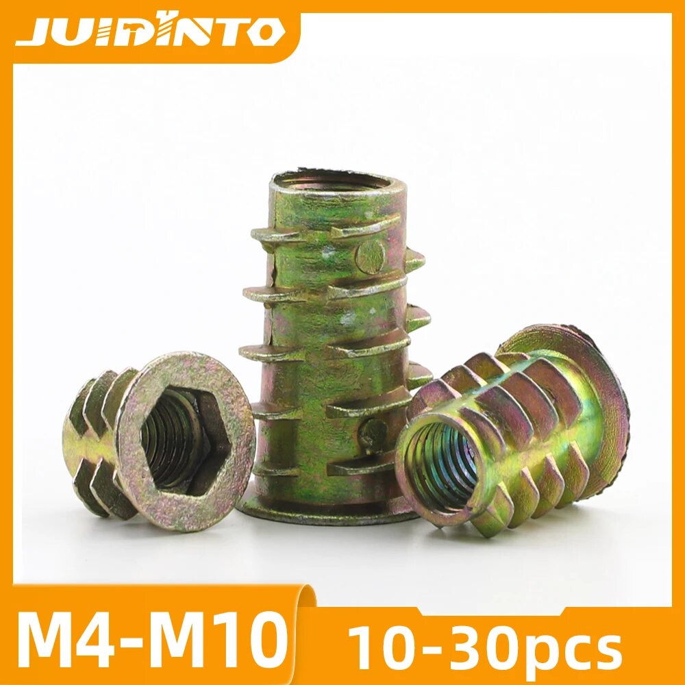 Фланцевые гайки JUIDINTO M6x8, 30шт