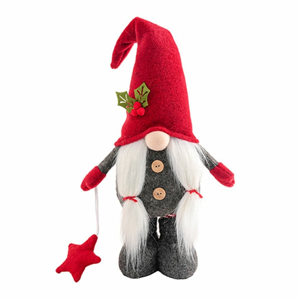 Рождественская телескопическая безликая кукла-женщина