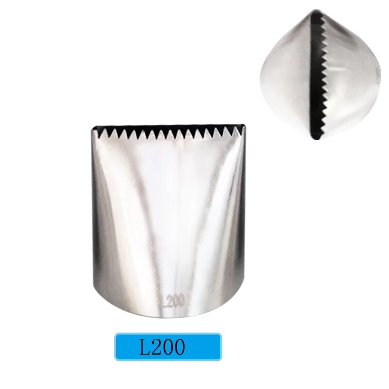 MOONBIFFY Большая насадка для глазури из нержавеющей стали L200
