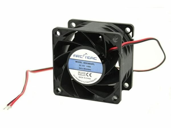 Вентилятор ARCTEAC B0638BXPL осевой 60х60х38 мм 12В DC 0.58А 96 куб. м/ч, 8000 об/мин, 1шт