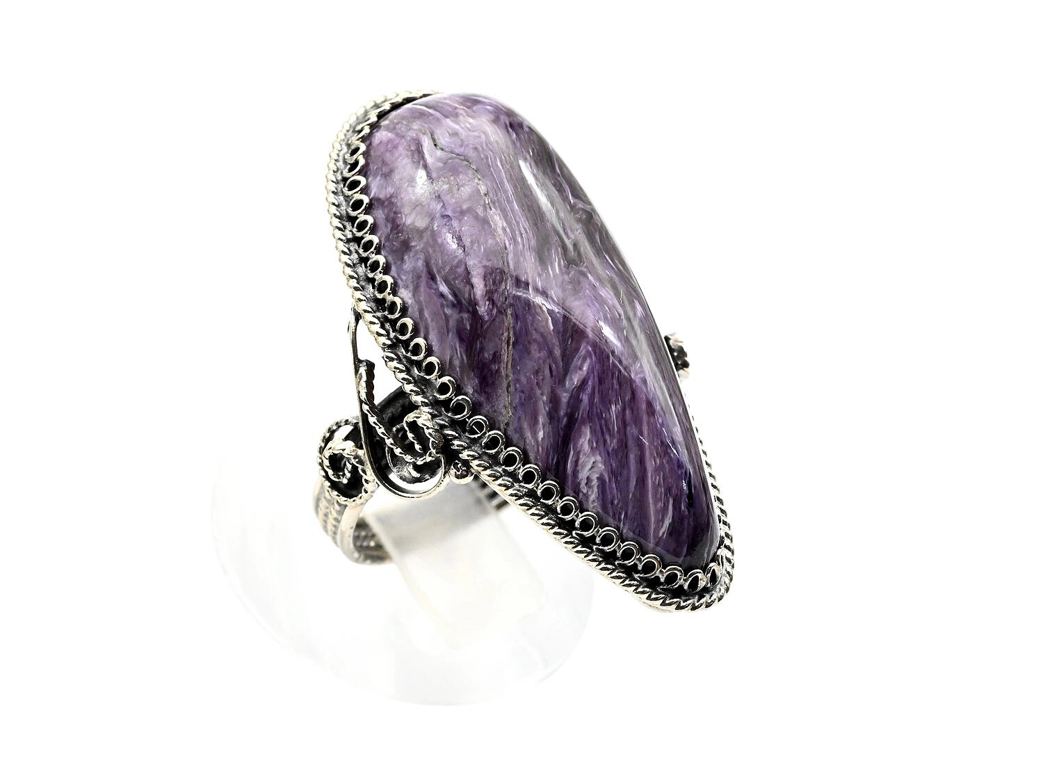 Кольцо, чароит