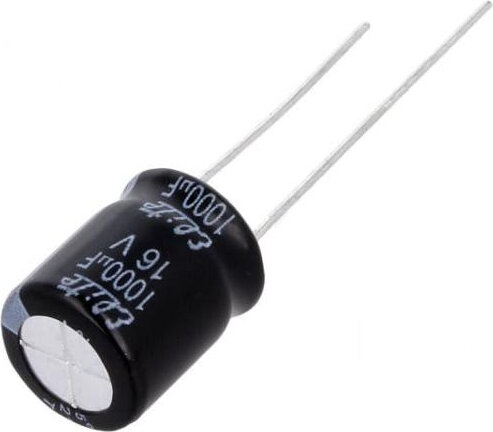 Конденсатор ELITE PF1C102MNN1012 Конденсатор: электролитический THT 1000мкФ 16ВDC d10x12мм 1шт
