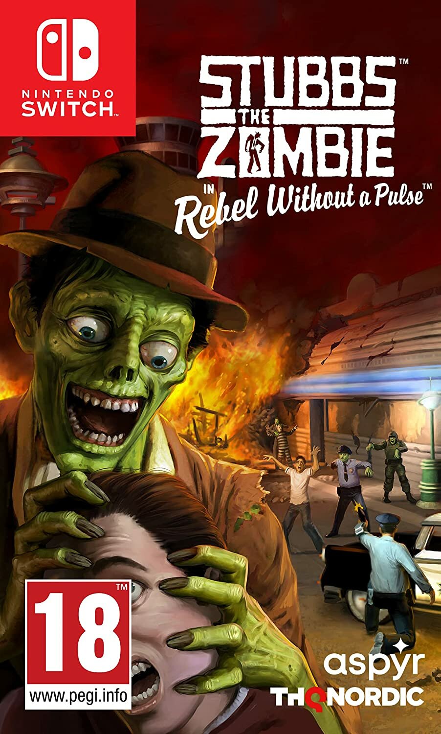 Stubbs the Zombie in Rebel Without a Pulse (русские субтитры) (Switch)