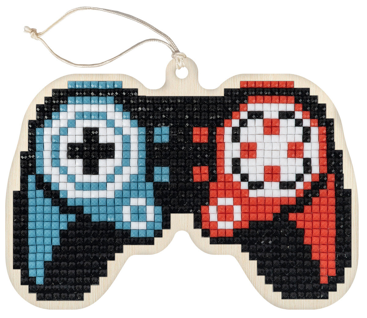 Фрея ALVP-025-PB89 кристальная (алмазная) мозаика подвеска Джойстик 10.5×8 см для интерьера