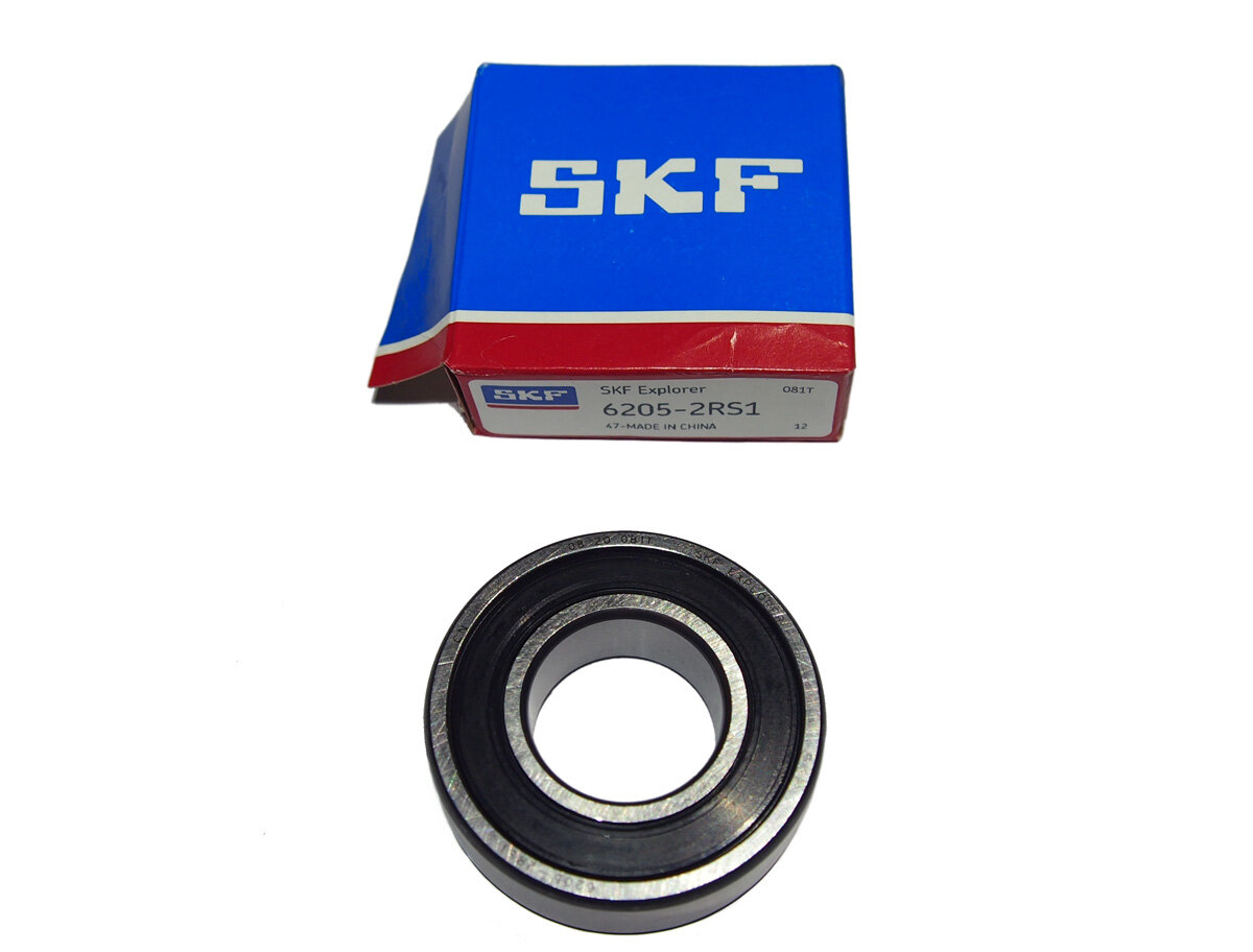 Подшипник 180205 (25х52х15) закрытый резиной (6205 2RS) SKF