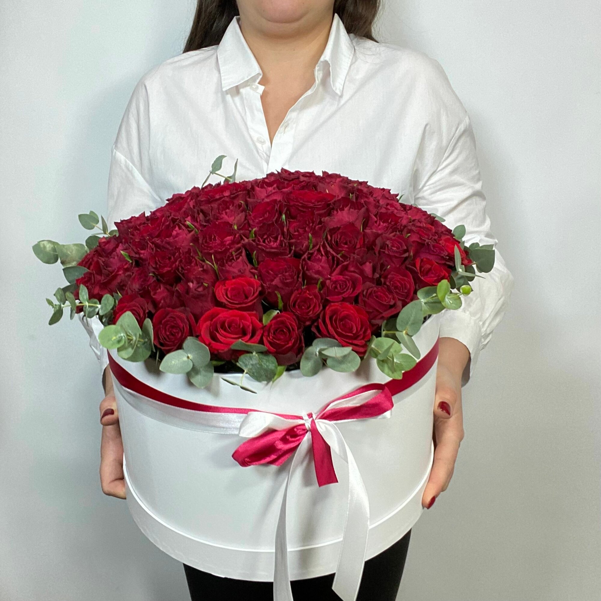 Розы в коробке