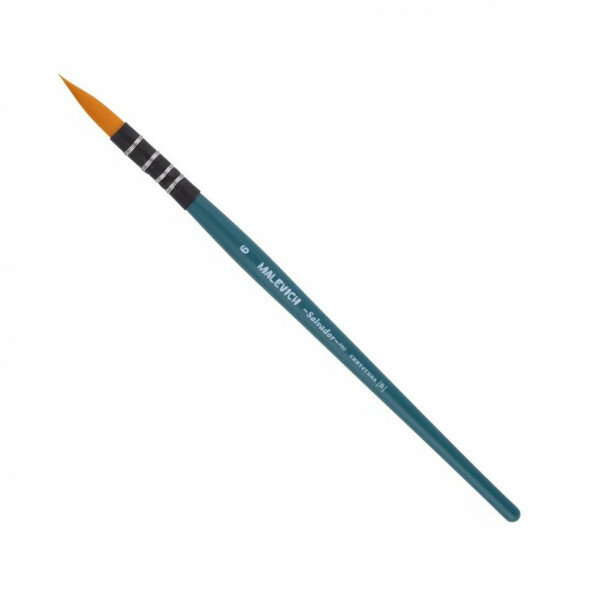 Кисть из синтетики Salvador профессиональная, круглая №6