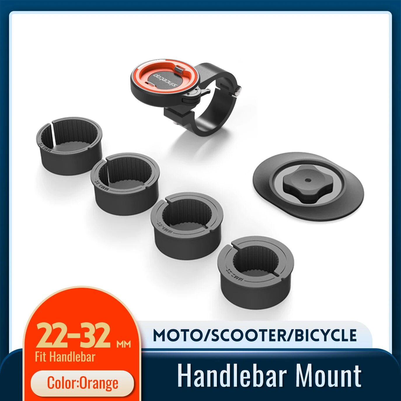 Универсальный держатель для мобильного телефона для мотоцикла, велосипеда, алюминиевая подставка для быстрого крепления, кронштейн на руль горного велосипеда для Harley